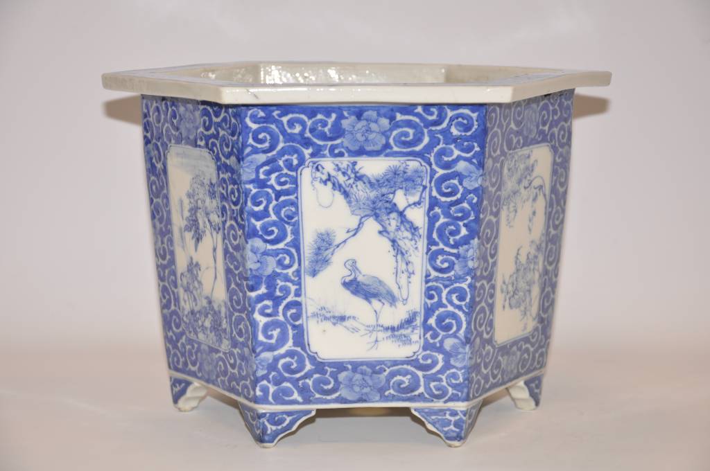 Hexagonal pot - Bonsai Plaza