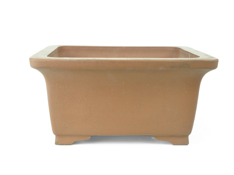 31 cm square unglazed handmade bonsai pot by Kataoka from Japan ...