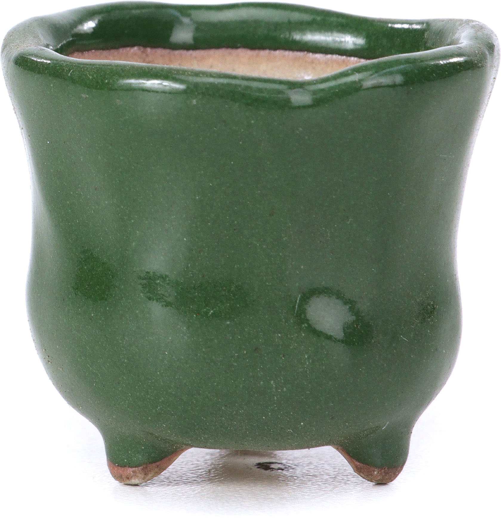 Handmade bonsai pot | 4 cm | Origin: Tokoname, Japan - Bonsai Plaza