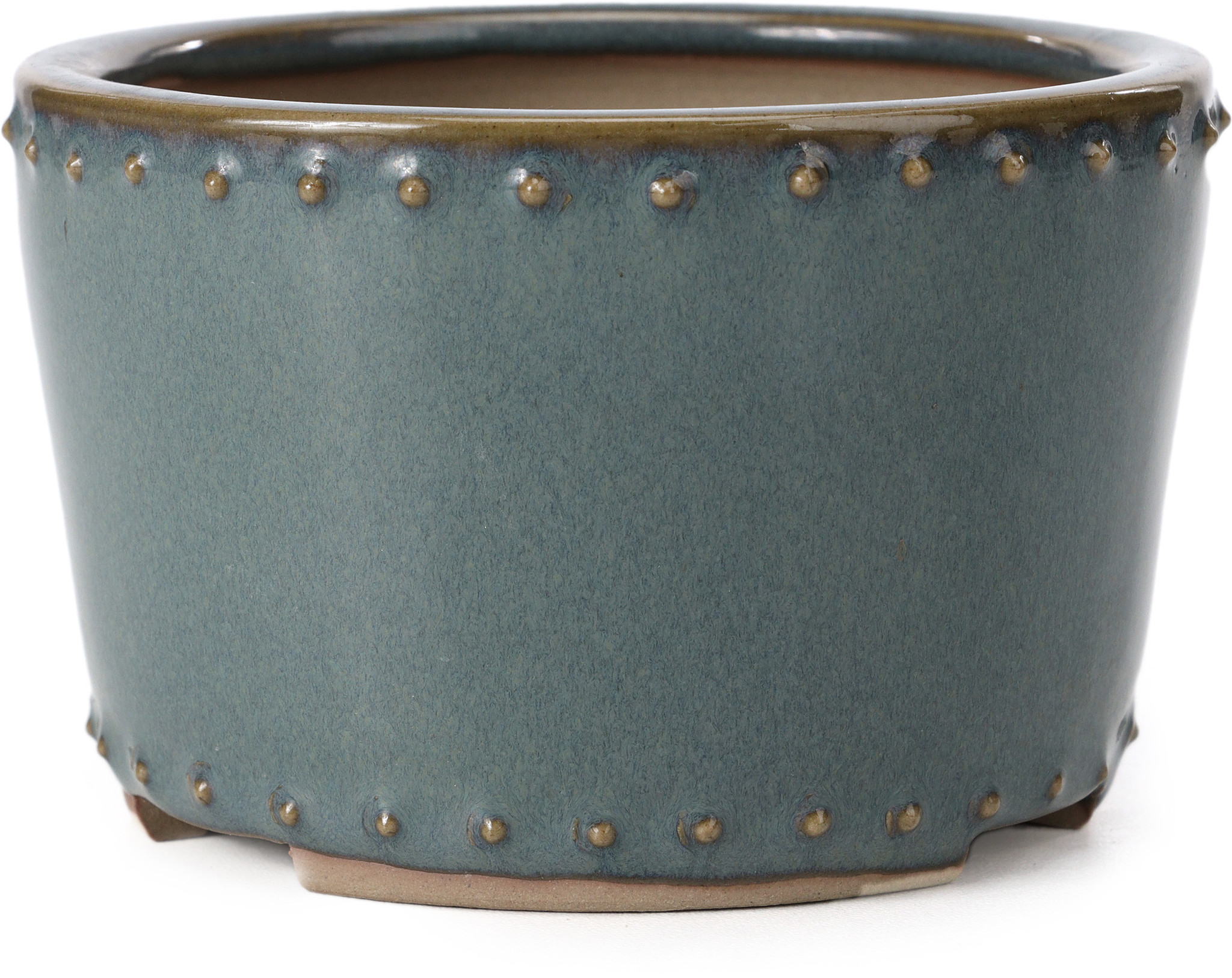 Handmade bonsai pot | 12 cm | Maker: Bigei | Tokoname, Japan - Bonsai Plaza