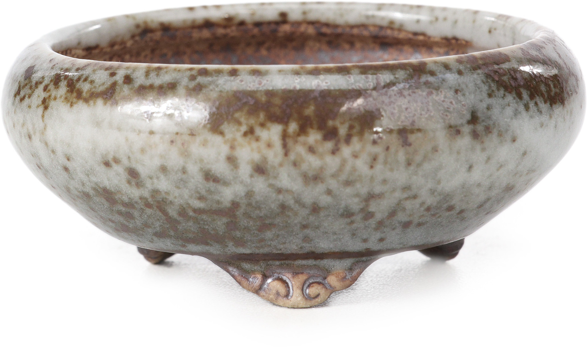 Handmade bonsai pot | 8 cm | Maker: Bigei | Tokoname, Japan - Bonsai Plaza
