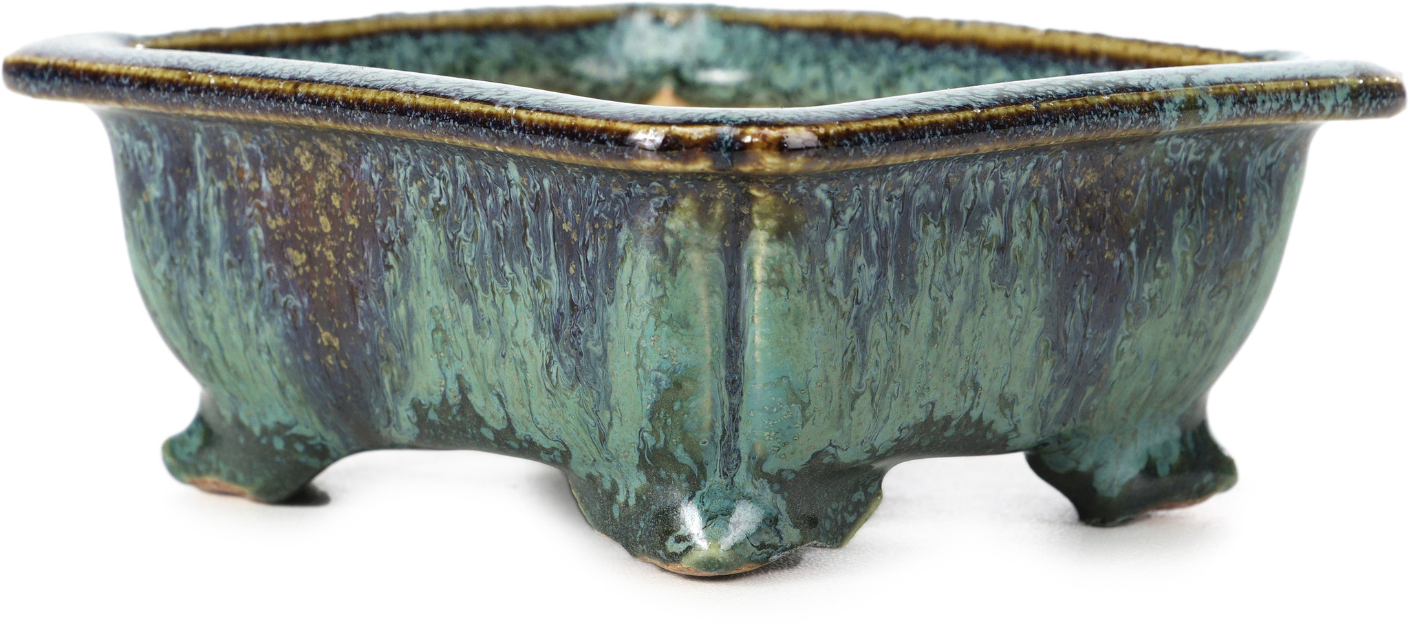 Handmade bonsai pot | 12 cm | Maker: Fuka | Japan - Bonsai Plaza