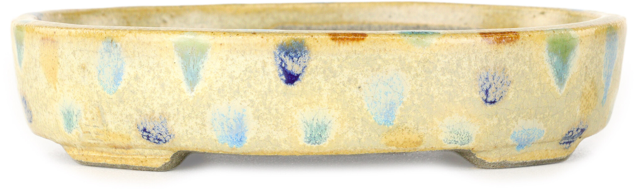 Handmade bonsai pot | 14 cm | Maker: Terahata Satomi Mazan | Tokoname ...