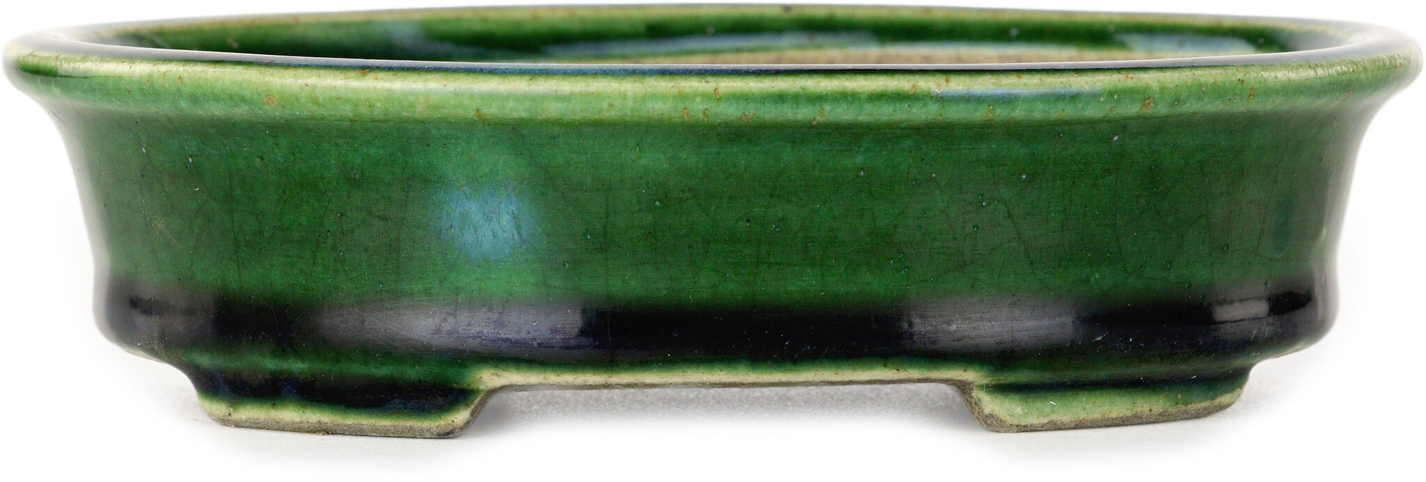 Handmade bonsai pot | 14 cm | Maker: Terahata Satomi Mazan | Tokoname ...