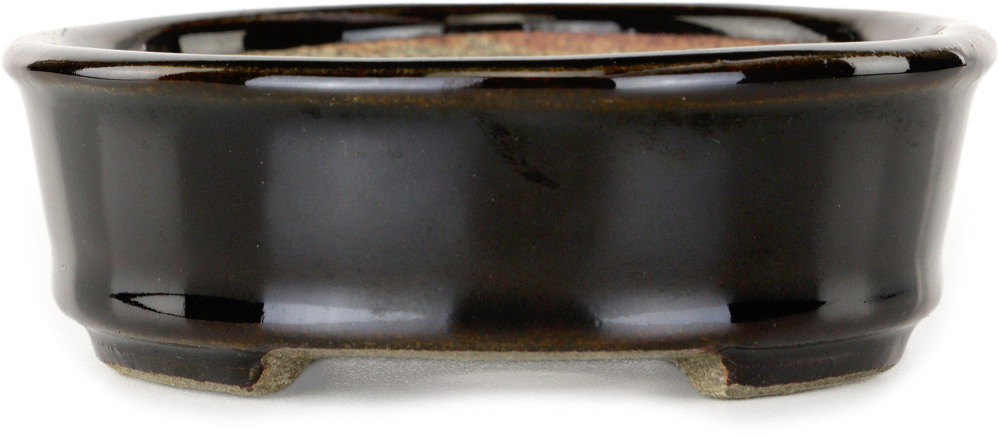 Handmade bonsai pot | 14 cm | Maker: Terahata Satomi Mazan | Tokoname ...