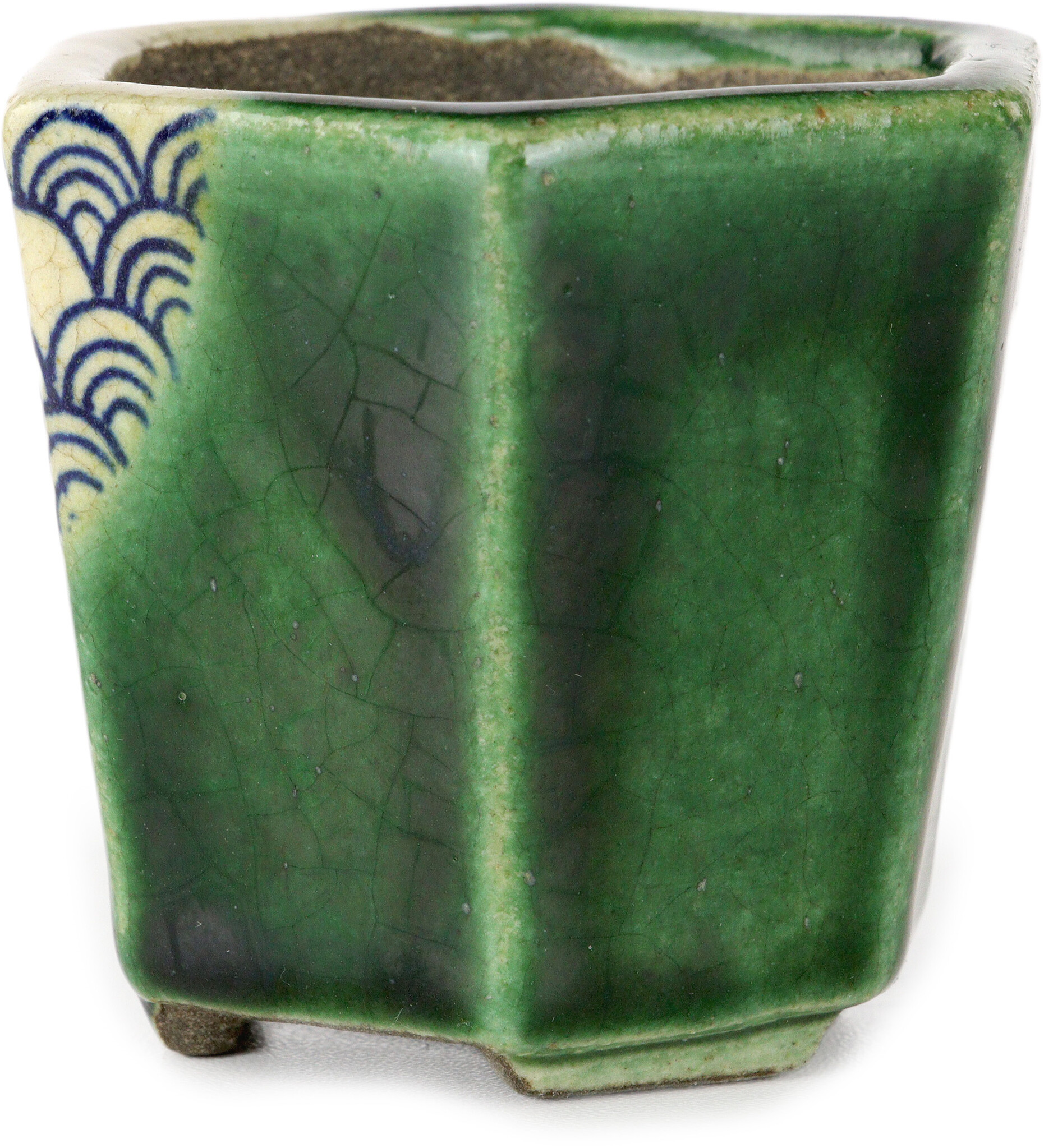 Handmade bonsai pot | 8 cm | Maker: Terahata Satomi Mazan | Tokoname ...