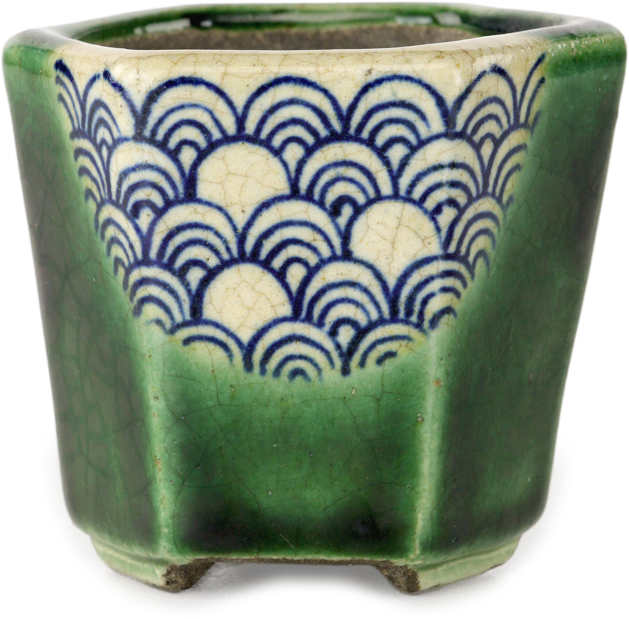 Handmade bonsai pot | 8 cm | Maker: Terahata Satomi Mazan | Tokoname ...