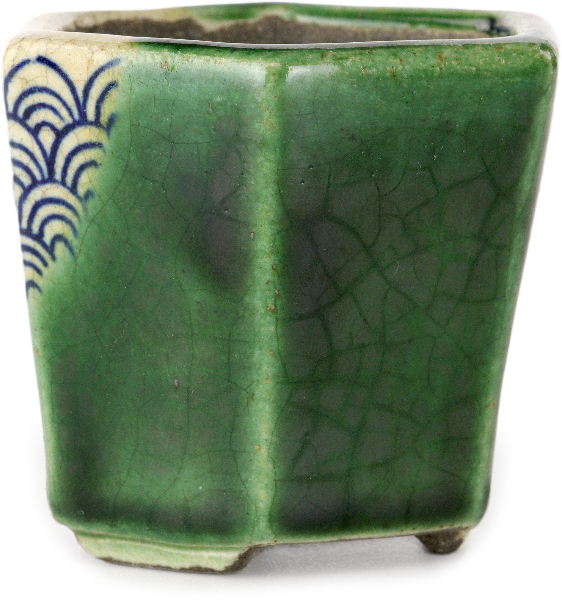 Handmade bonsai pot | 8 cm | Maker: Terahata Satomi Mazan | Tokoname ...