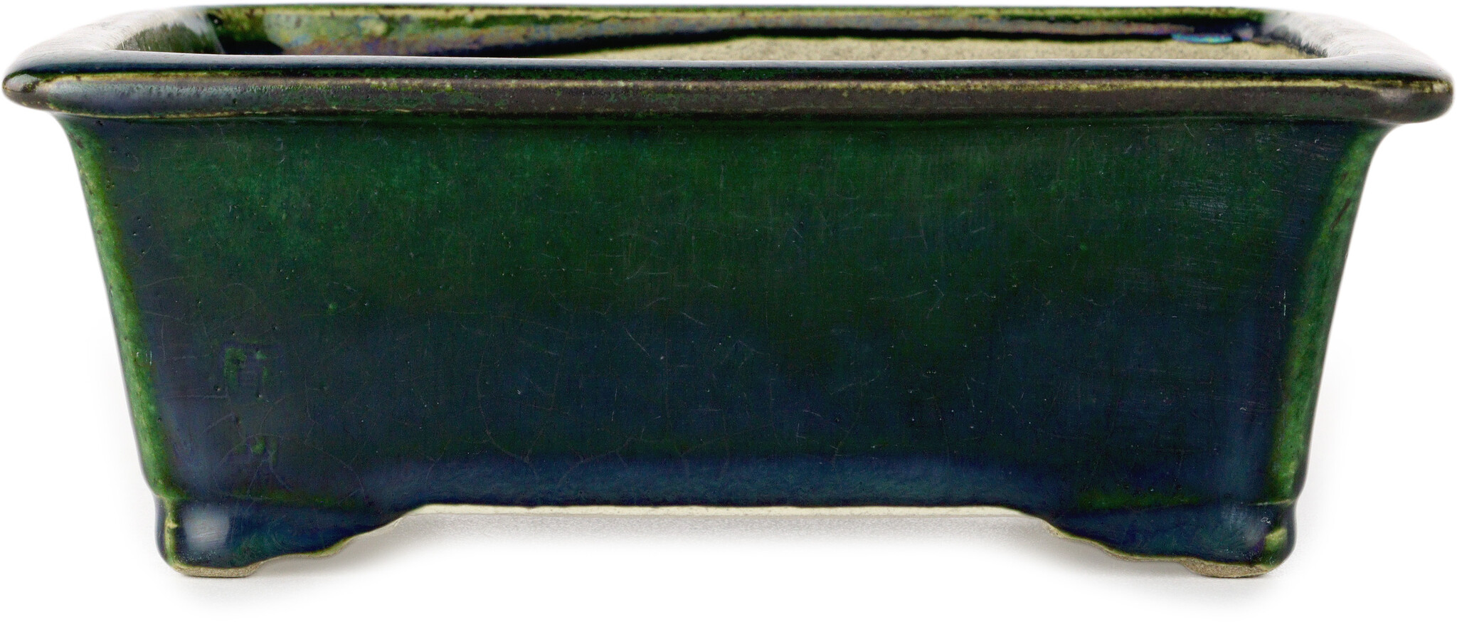 Handmade bonsai pot | 20 cm | Maker: Terahata Satomi Mazan | Tokoname ...