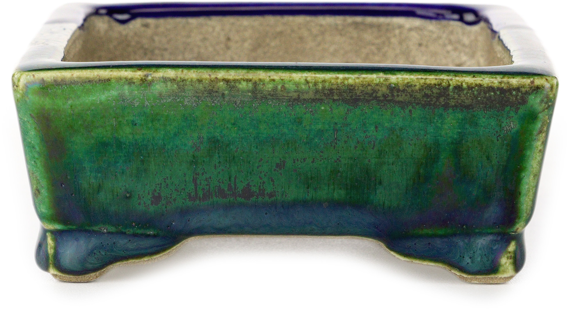 Handmade bonsai pot | 15 cm | Maker: Terahata Satomi Mazan | Tokoname ...