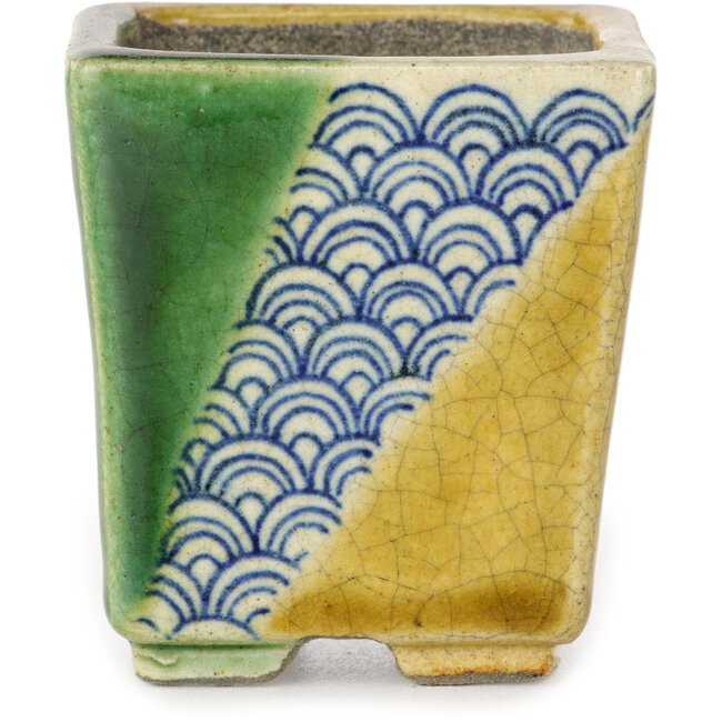 Handgefertigter Bonsai-Topf | 7cm | Hersteller: Terahata Satomi Mazan ...