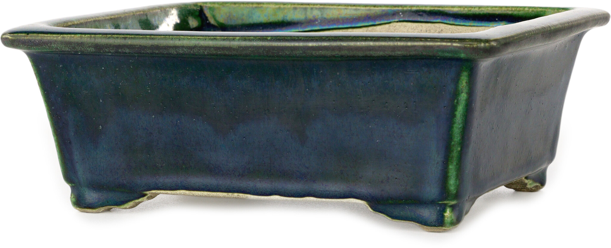 Handmade bonsai pot | 20 cm | Maker: Terahata Satomi Mazan | Tokoname ...