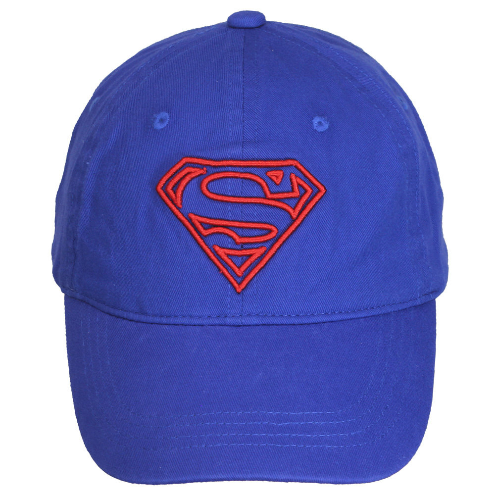 Superman Logo Baseball Cap Cap Blue - Official Merchandise - Popmerch.com