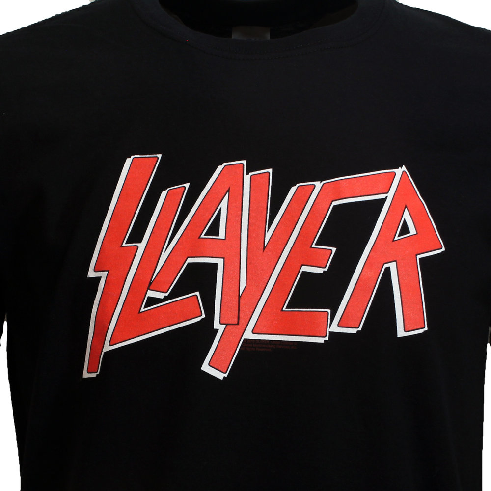 Slayer Classic Logo Band T-Shirt Zwart - Officiële Merchandise ...