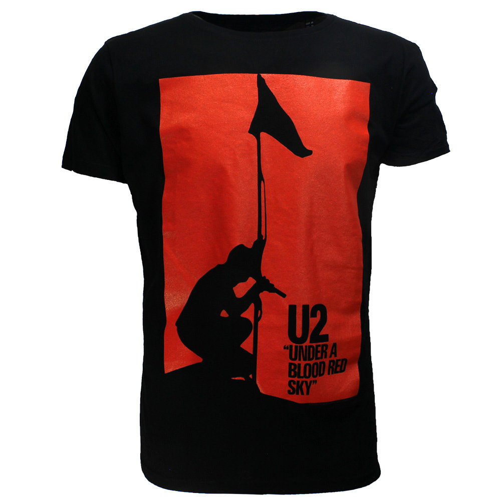U2 Under A Blood Red Sky Band T-Shirt Zwart - Officiële Merchandise ...