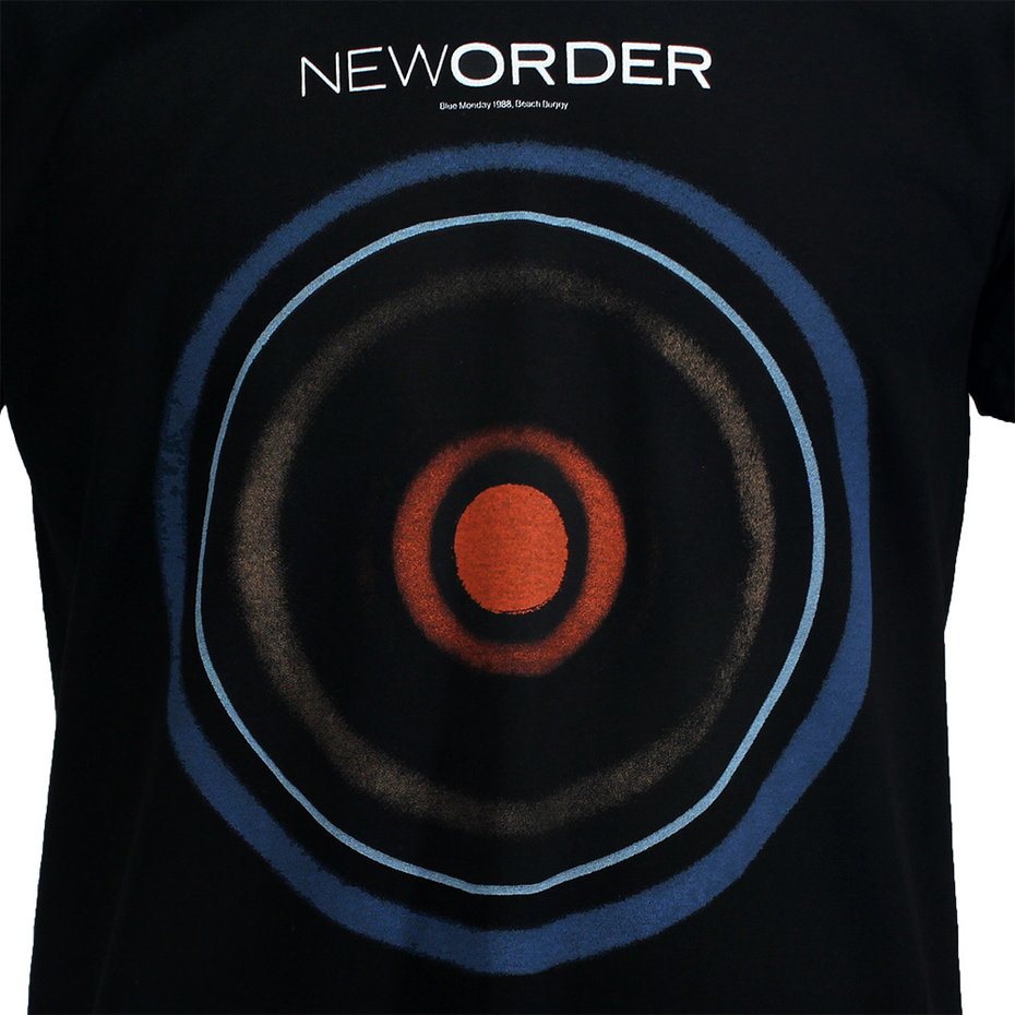 New Order Blue Monday T-Shirt Zwart - Popmerch.com