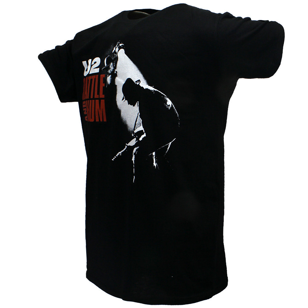 U2 Rattle & Hum Band T-Shirt Zwart - Officiële Merchandise - Popmerch.com
