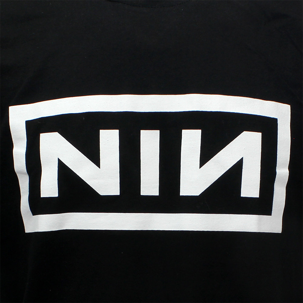 Nine Inch Nails Logo Band T-Shirt Black | Worldwide Shipping - Popmerch.com