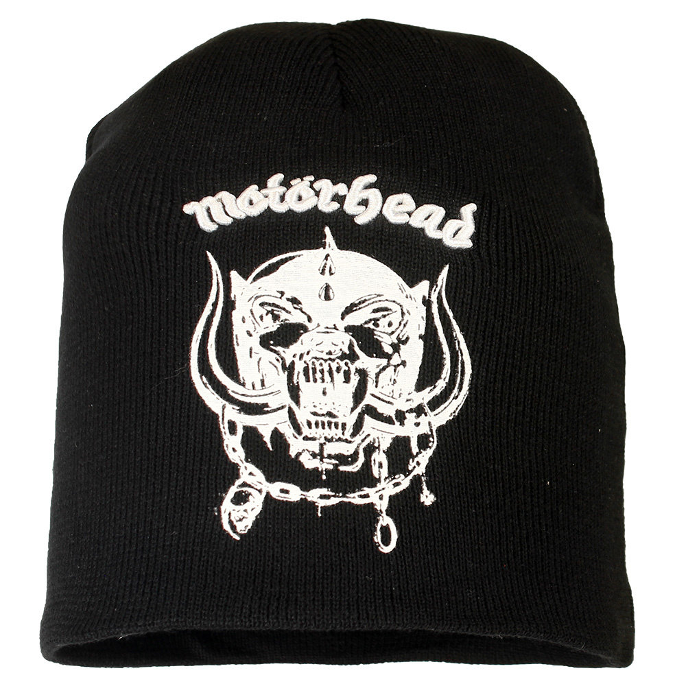 Motorhead Warpig Band Logo Beanie Mütze Schwarz – Offizielles ...