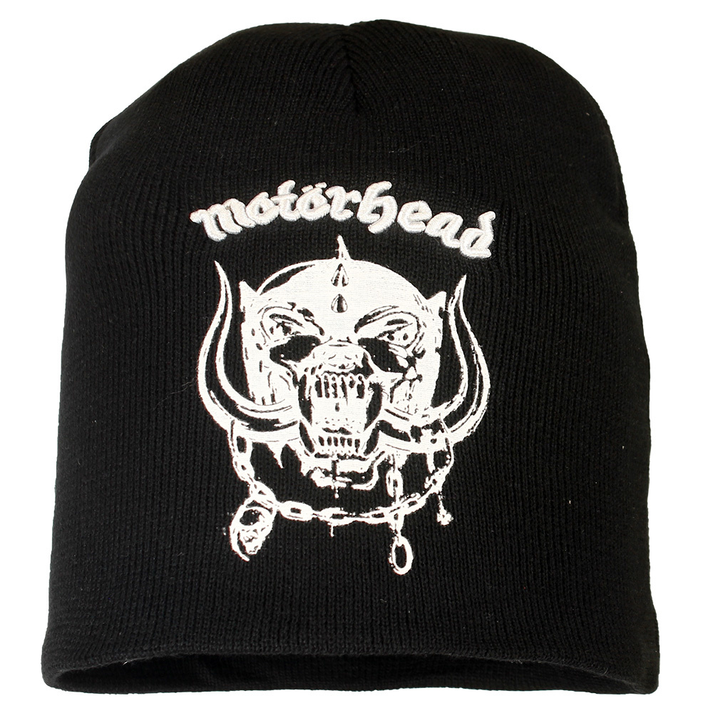 Motorhead Warpig Band Logo Beanie Mütze Schwarz – Offizielles ...