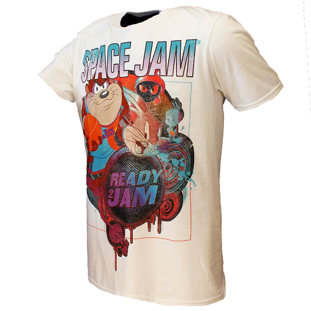 Space Jam 2 Ready 2 Jam T-Shirt Wit - Official Merchandise - Popmerch.com