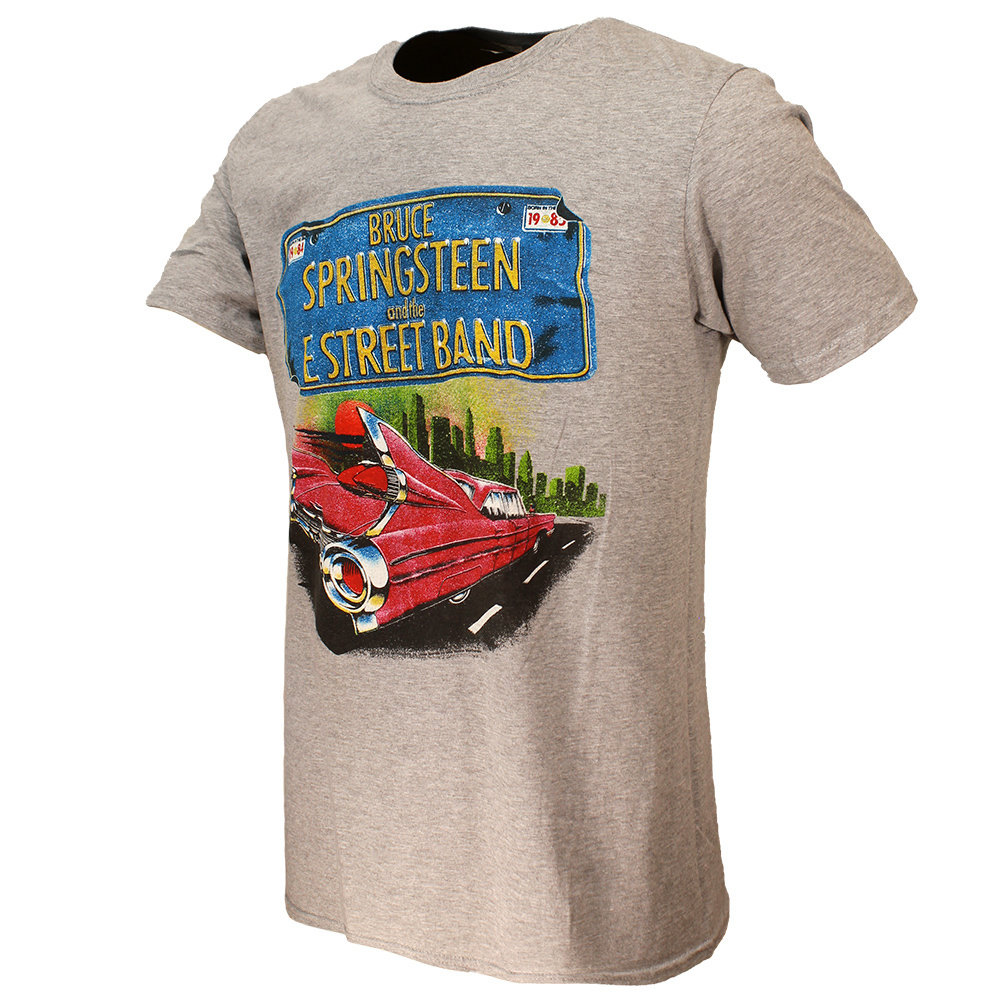 Bruce Springsteen Pink Cadillac T-Shirt | Worldwide Shipping - Popmerch.com