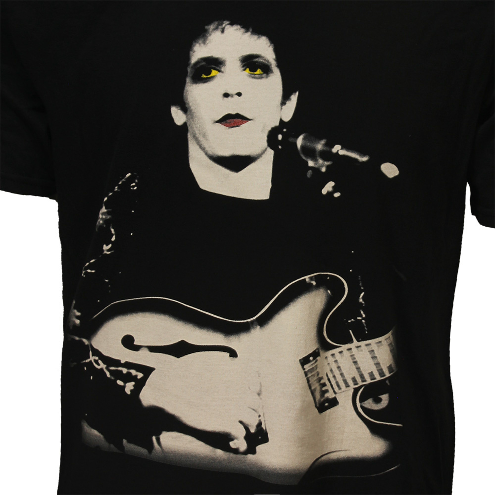 Lou Reed Bleached Photo T-Shirt - Official Merchandise - Popmerch.com