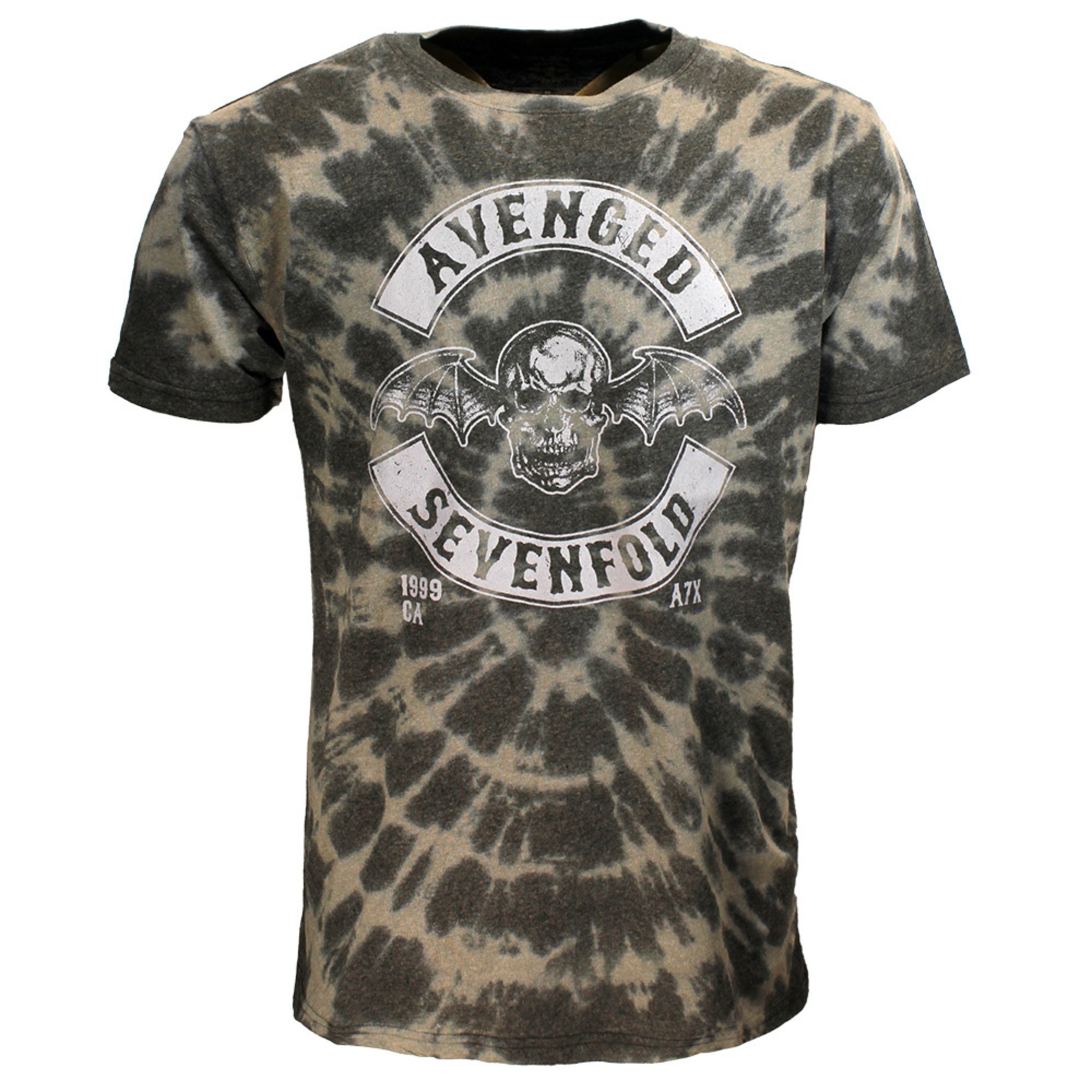Avenged Sevenfold a7x Deathbat Crest Dip Dye T-Shirt - Official ...