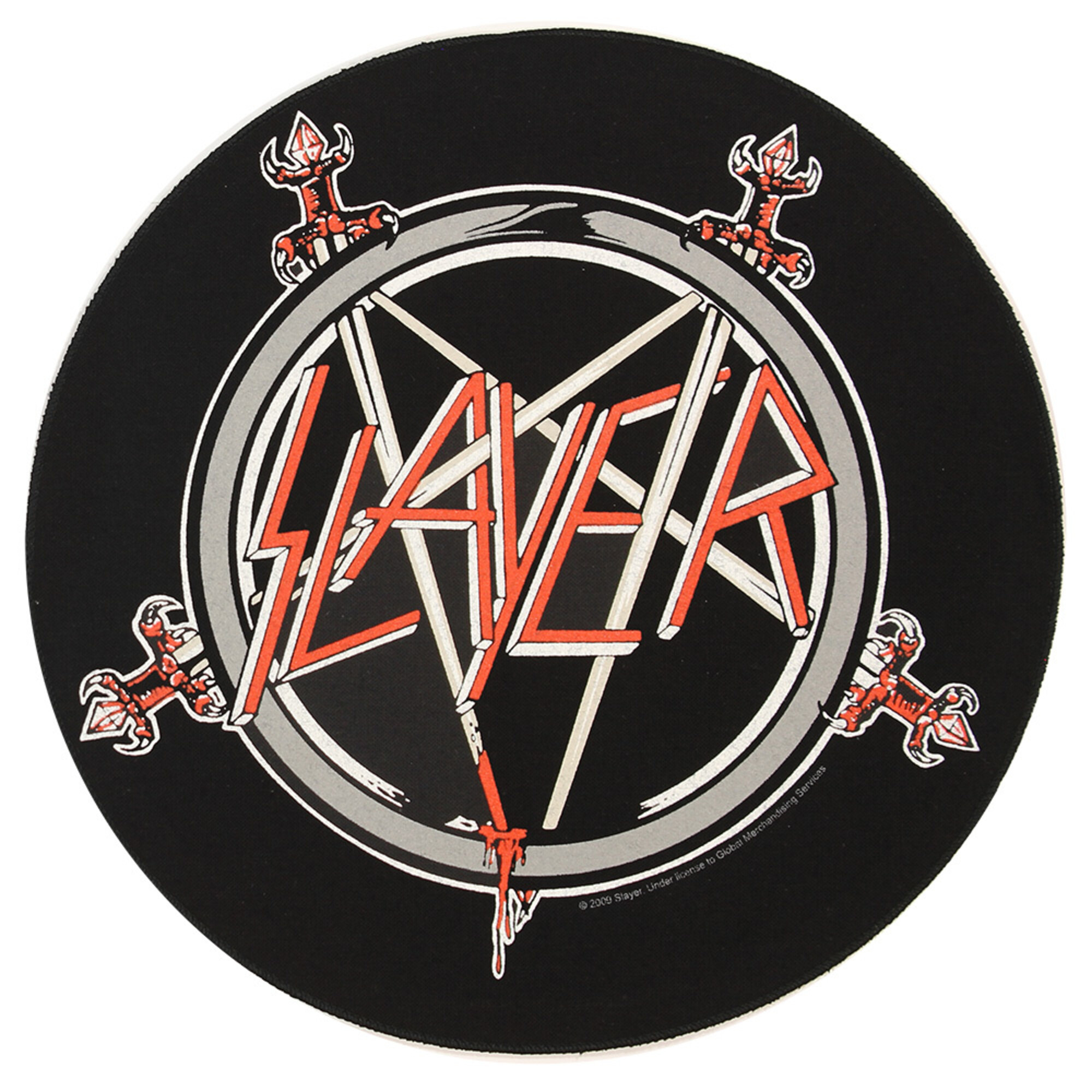 Slayer Pentagram Back Patch - Official Merchandise - Popmerch.com