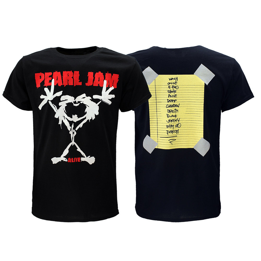 Pearl Jam Stickman T-Shirt - Official Merchandise - Popmerch.com