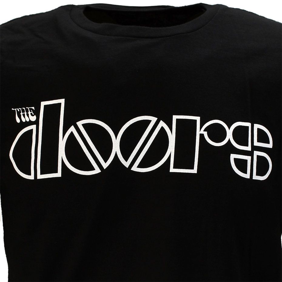 The Doors Logo Official Band T-Shirt - Official Merchandise - Popmerch.com