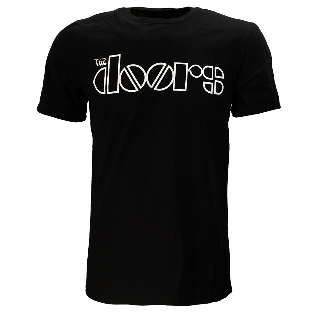 The Doors Logo Official Band T-Shirt - Officiële Merchandise - Popmerch.com