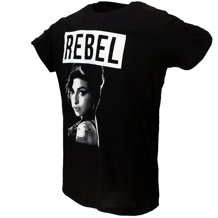 Amy Winehouse Rebel T-Shirt - Official Merchandise - Popmerch.com