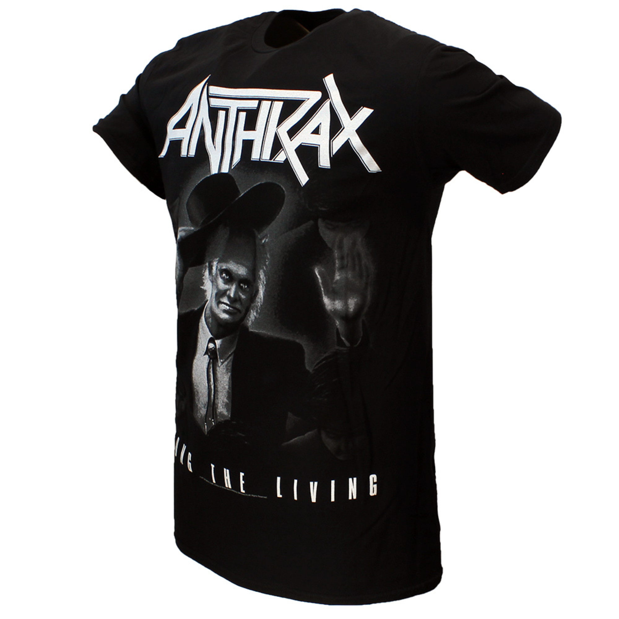 Anthrax Among The Living T-Shirt - Official Merchandise - Popmerch.com
