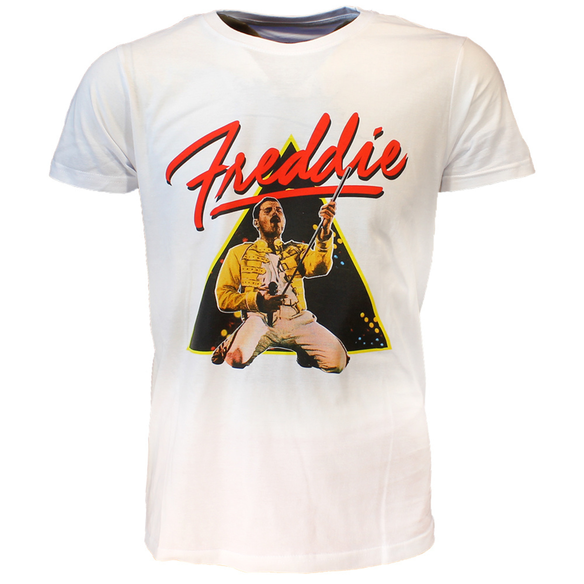 Freddie Mercury Triangle T-Shirt - Official Merchandise - Popmerch.com