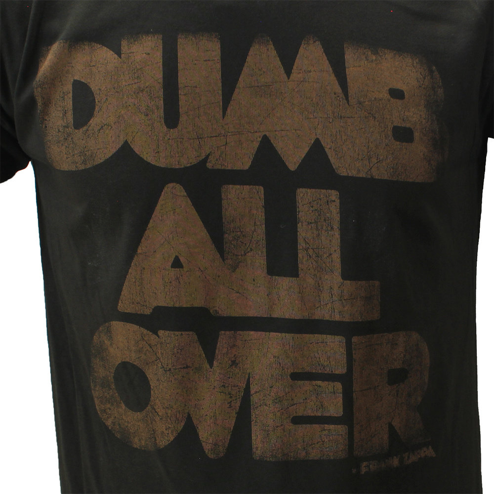 Frank Zappa Dumb All Over T-Shirt - Official Merchandise - Popmerch.com