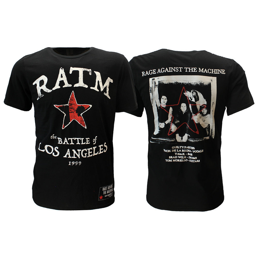 Rage Against The Machine Battle Star T-Shirt - Official Merchandise ...
