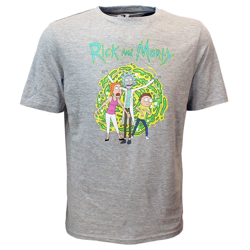 Rick and Morty Summer Morty & Rick T-Shirt Gray - Official Merchandise ...