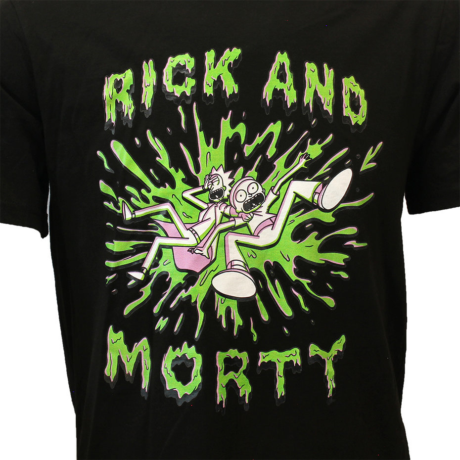 Rick and Morty Slime Blast T-Shirt - Official Merchandise - Popmerch.com