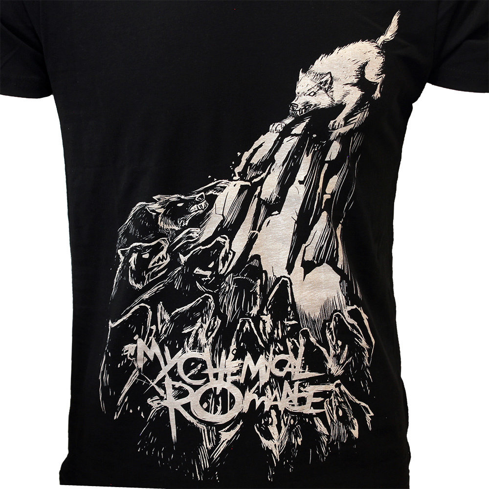 My Chemical Romance Wolves Pack T-Shirt - Official Merchandise ...