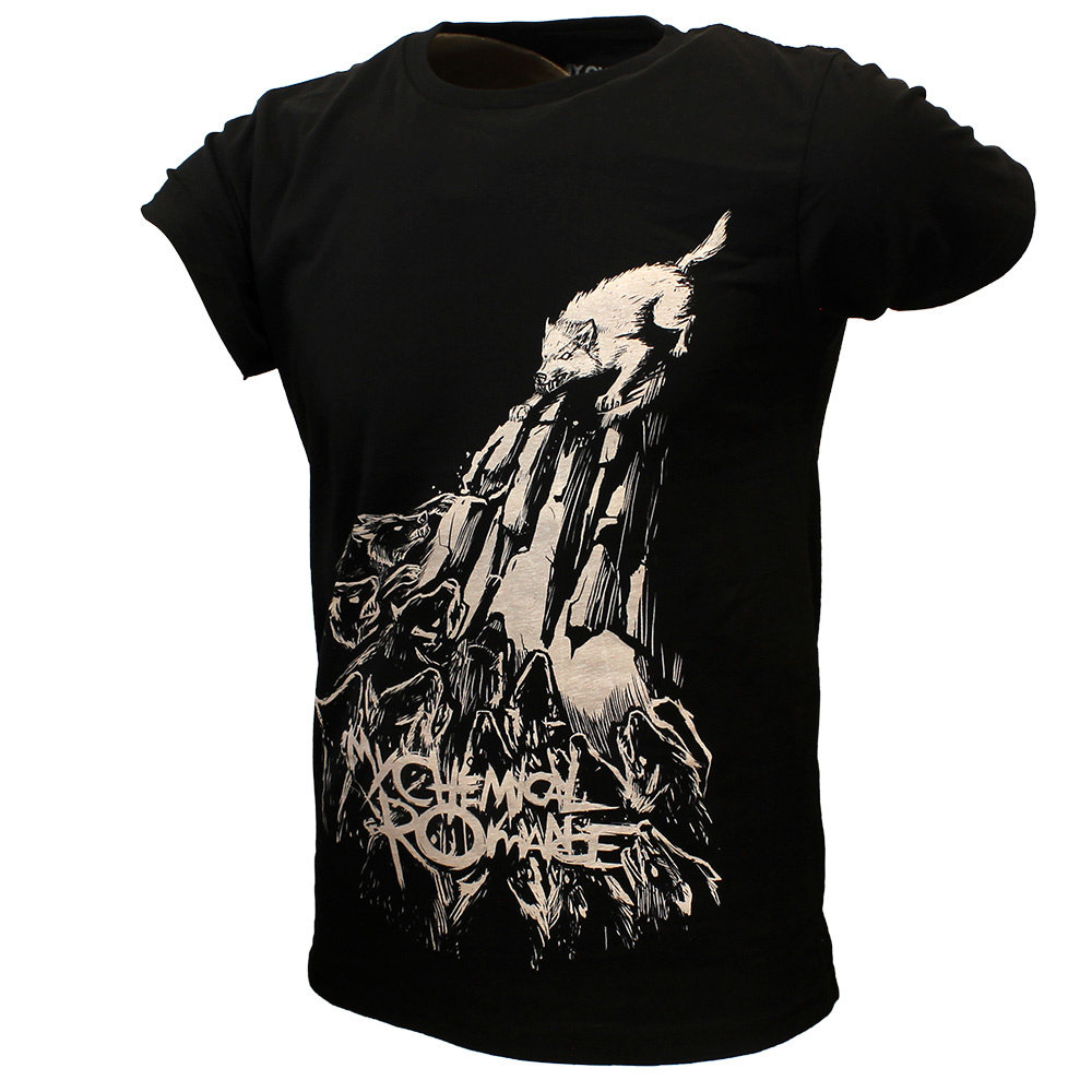 My Chemical Romance Wolves Pack T-Shirt - Official Merchandise ...