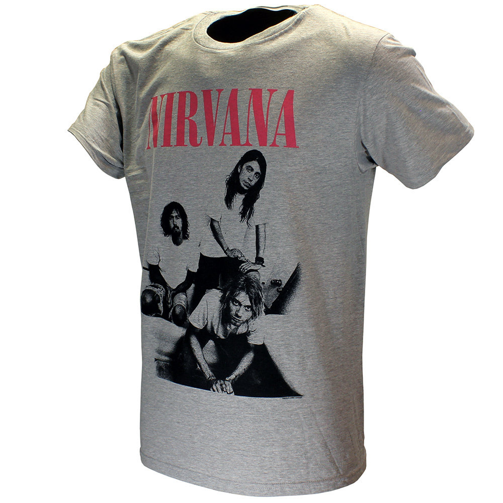 Nirvana Bathroom Photo T-Shirt - Official Merchandise - Popmerch.com