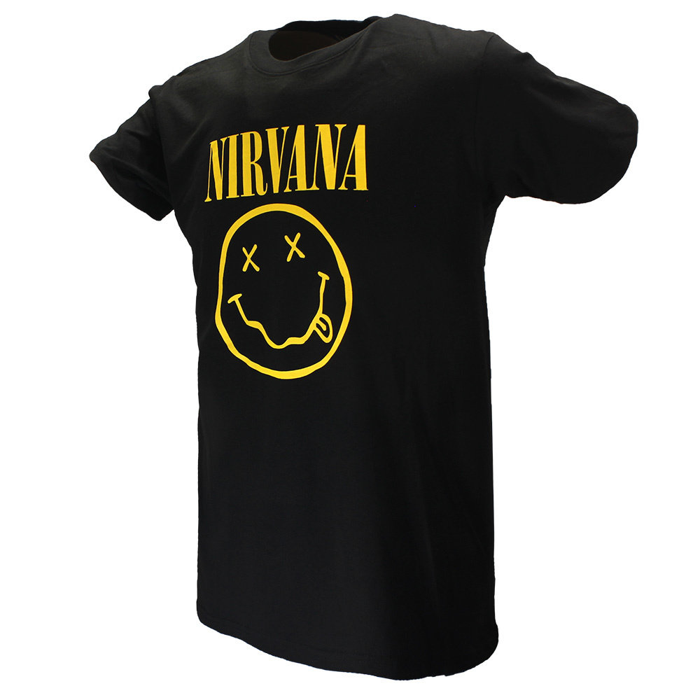 Nirvana Flower Sniffin T-Shirt - Official Merchandise - Popmerch.com
