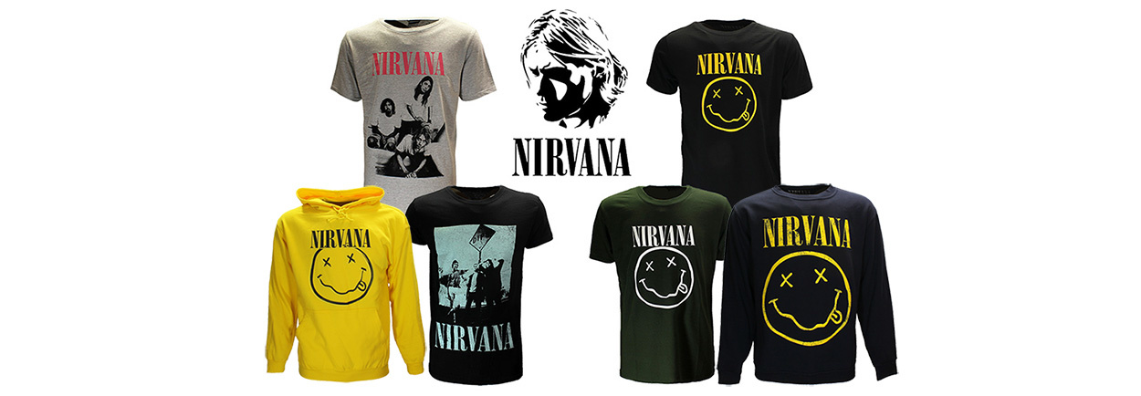 Officially Licensed Nirvana Band Merchandise - Popmerch.com