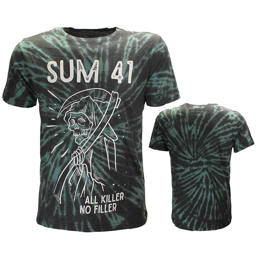 Sum 41 Reaper Dip Dye T-Shirt - Official Merchandise - Popmerch.com