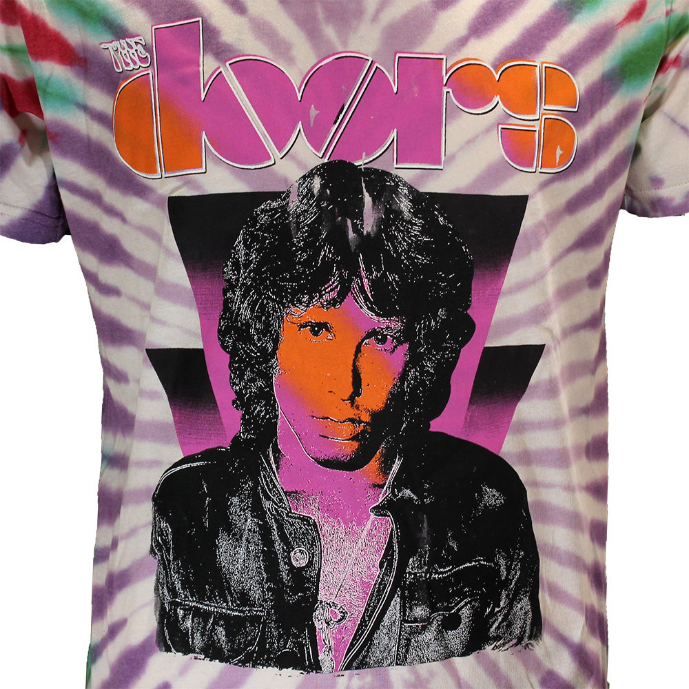 The Doors Jim Morrison Dip Dye T-Shirt - Official Merchandise ...