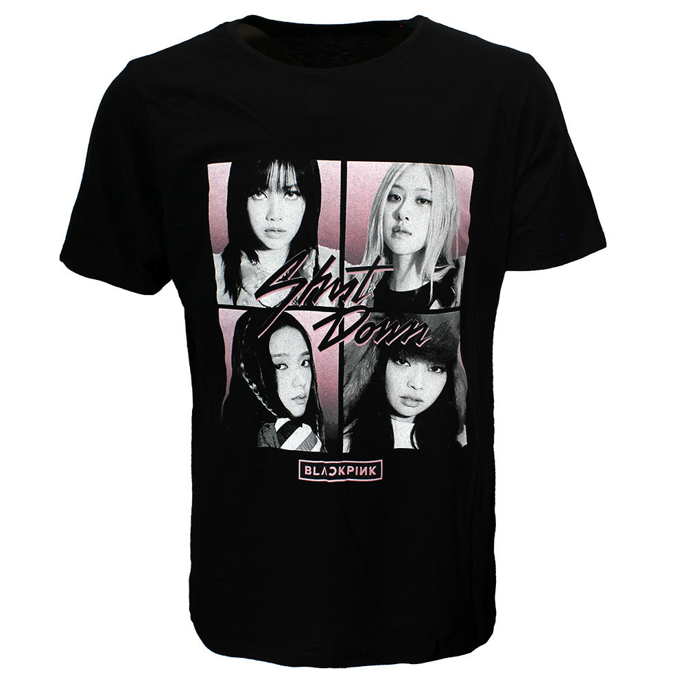 Blackpink Shut Down Photo Grid T-Shirt - Official Merchandise ...