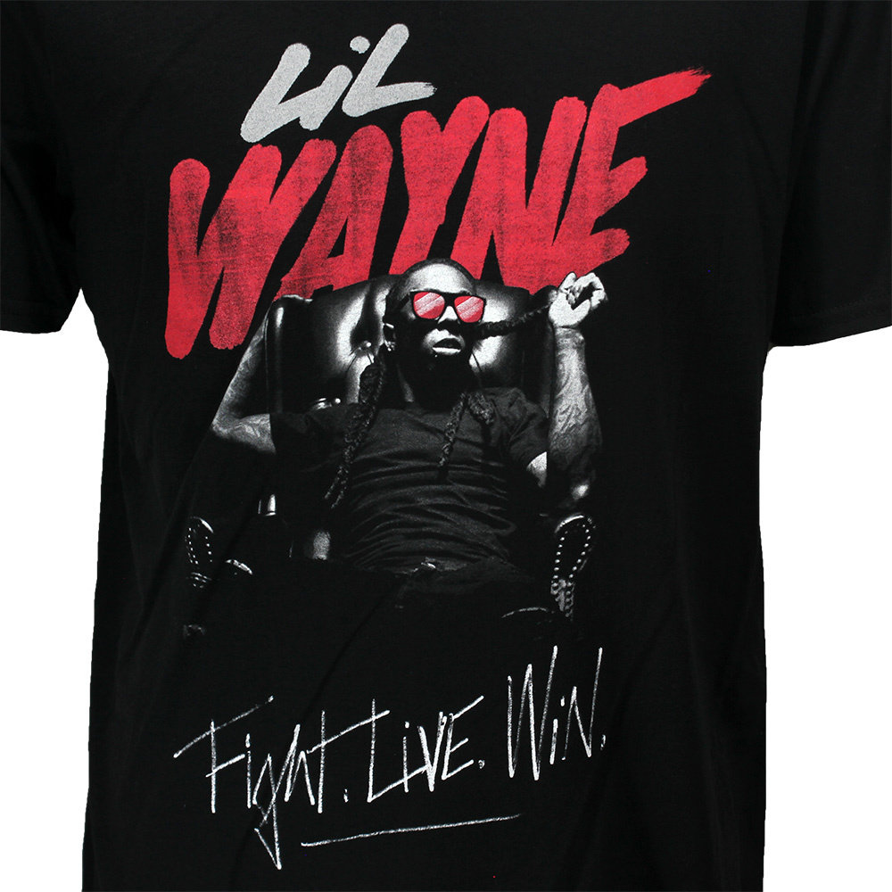 Lil Wayne Fight Live Win T-Shirt - Official Merchandise - Popmerch.com