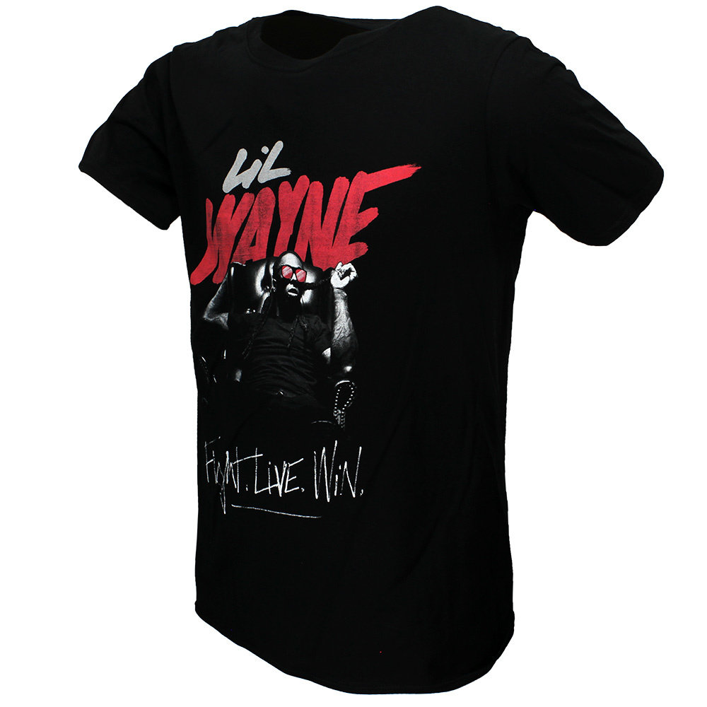 Lil Wayne Fight Live Win T-Shirt - Official Merchandise - Popmerch.com