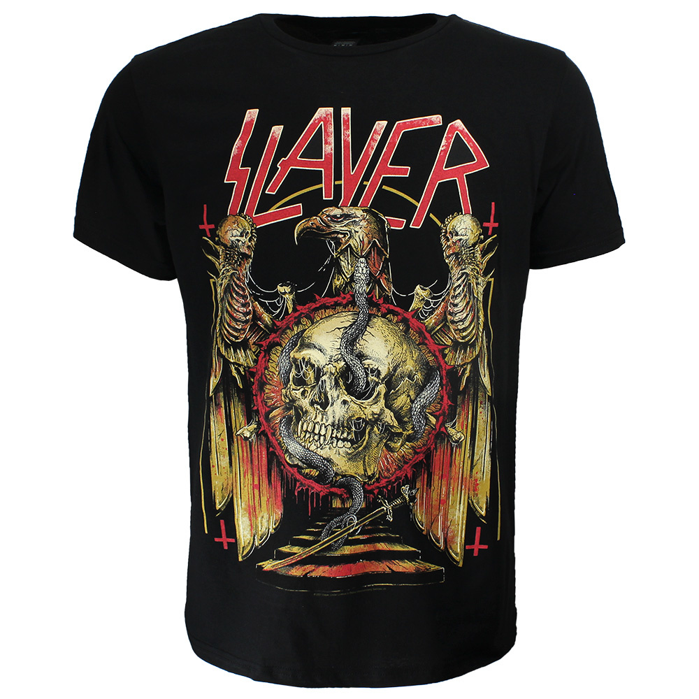 Slayer Eagle and Serpent T-Shirt - Official Merchandise - Popmerch.com